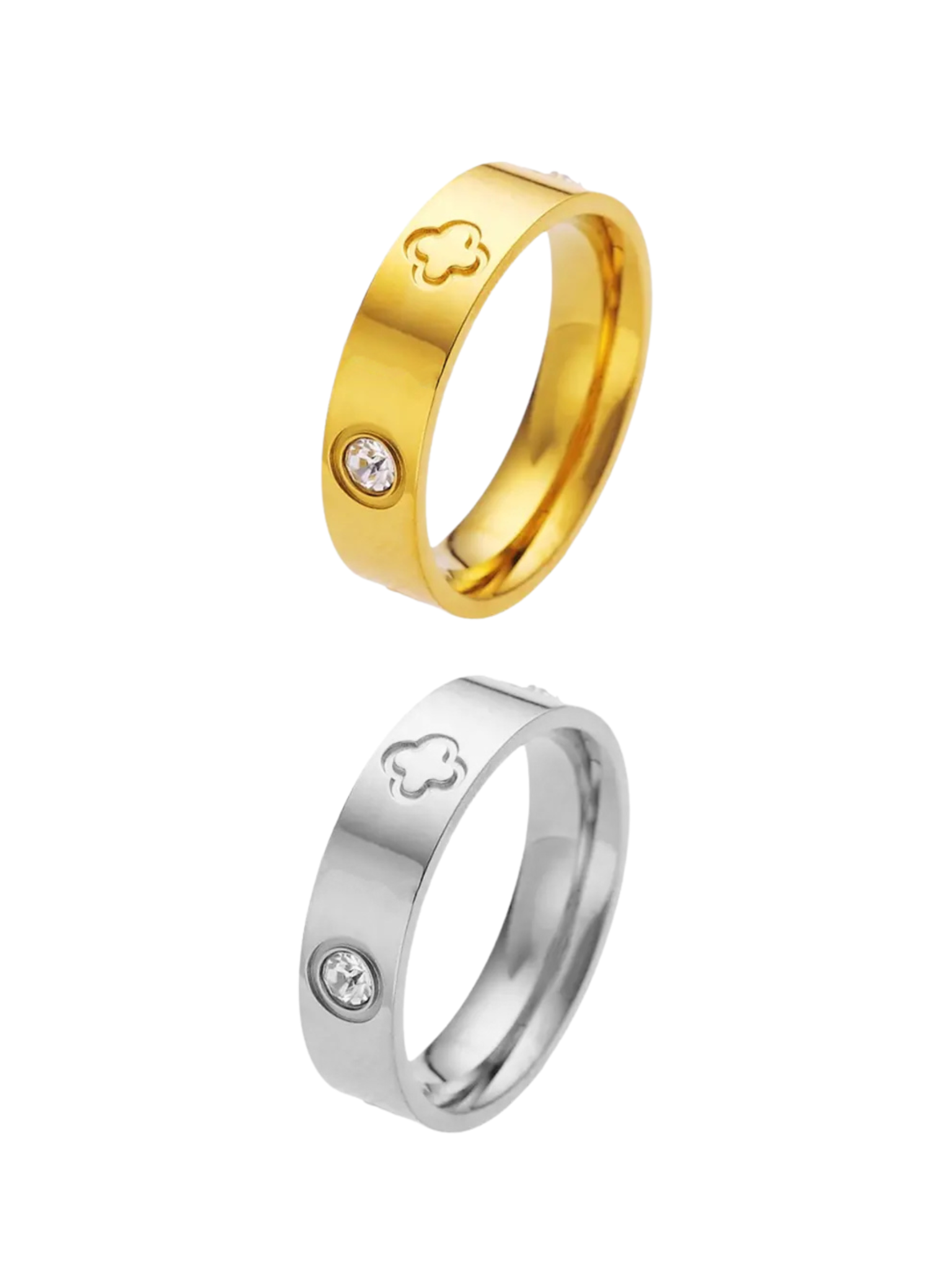 DOME CLOVER RING – SHINE ON YOU